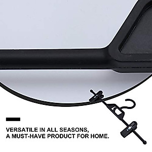 Angoily 10pcs Plastic Heavy Duty Pant Hanger with Adjustable Clips Pants Skirt Clothes Hangers Clips: Space Saving Hangers Non-Slip Durable Pant Hangers for Closet Organizing