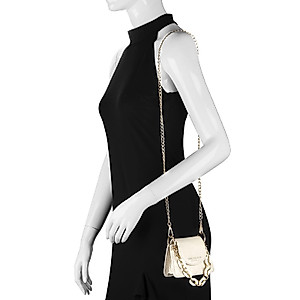 Linkidea Mini Purse for Women, Crocodile Pattern Mini Cute Crossbody Bag, Small Clutch Handbag for Daily Wedding Party Prom