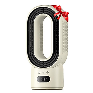 SWEETFULL Space Heater for Indoor Use, LED Bladeless 1000W Energy Efficient Portable Heater 2-8h Timer, Electric Heater Gifts for Women,Birthday Gifts for Women Mom,Womens Gifts for Christmas Grandma