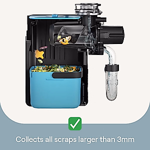 Sepura | World's First Septic-Safe Composting Garbage Disposal with Continuous Feed, Anti-Jam Disposal, and Carbon Filter Enabled Odorless Compost Bin (Sepura Unit)