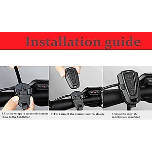 G Keni Remote Controller Key Pad for G Keni Anti-Theft Bike Tail light,Black