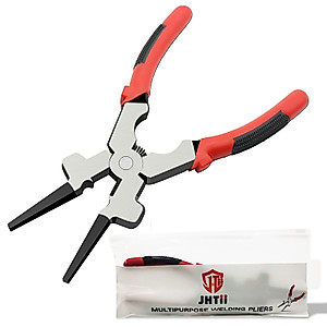 JHTII MIG Welding Pliers 8", Welding Tools for Nozzle Cleaner, Multipurpose Welding Pliers