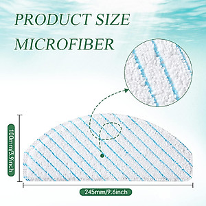100 Packs Disposable Mop Pads Replacement Mopping Cloths Pads Compatible with T9 /T9+ /T8 /T8+ /T8 AIVI /N8 /N8 Pro /N8 Pro+ Robot Vacuum Cleaner