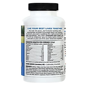 Nutri-Vet Senior-Vite Chewables for Dogs - Daily Vitamin and Mineral Support for Senior Dogs to Help Maintain Peak Condition - 120 Count