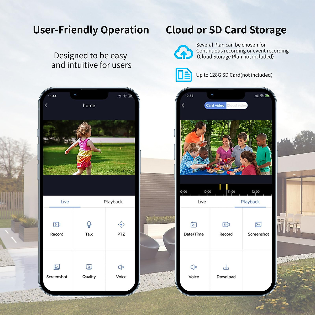 GuFamily Light Bulb Security Camera 2K 2.4GHZ / 5GHz WiFi Camera with Night Vision, Remote Control Outdoor Camera Motion Detection & Tracking Surveillance Cam for Baby and Pet, Cloud & SD Card Storage