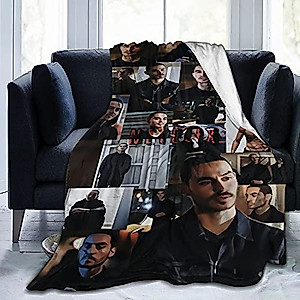 Manny Montana Throw Blanket Fleece Blanket Lightweight Soft Flannel Living Room Bedroom Sofa Quilt Blankets All Season Air Conditioning Blanket