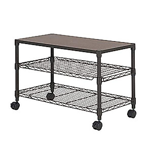Doshisha NO8052-3 Luminous Steel Rack, Black, TV Stand, Width 31.5 inches (80 cm), Noir Series Storage Shelf