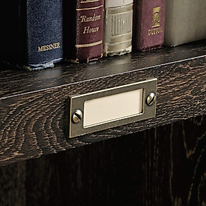 Sauder Barrister Lane Tall Bookcase, Iron Oak finish