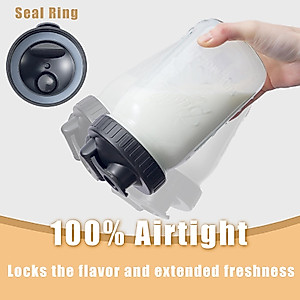 FyndraX Pour Spout Lids for Ball Regular Mouth Mason Jars, Airtight Canning Jar Flip Cap Top Lid for Drinking, Salad, Dressing Pouring, Leak-Proof, Black Pack of 4