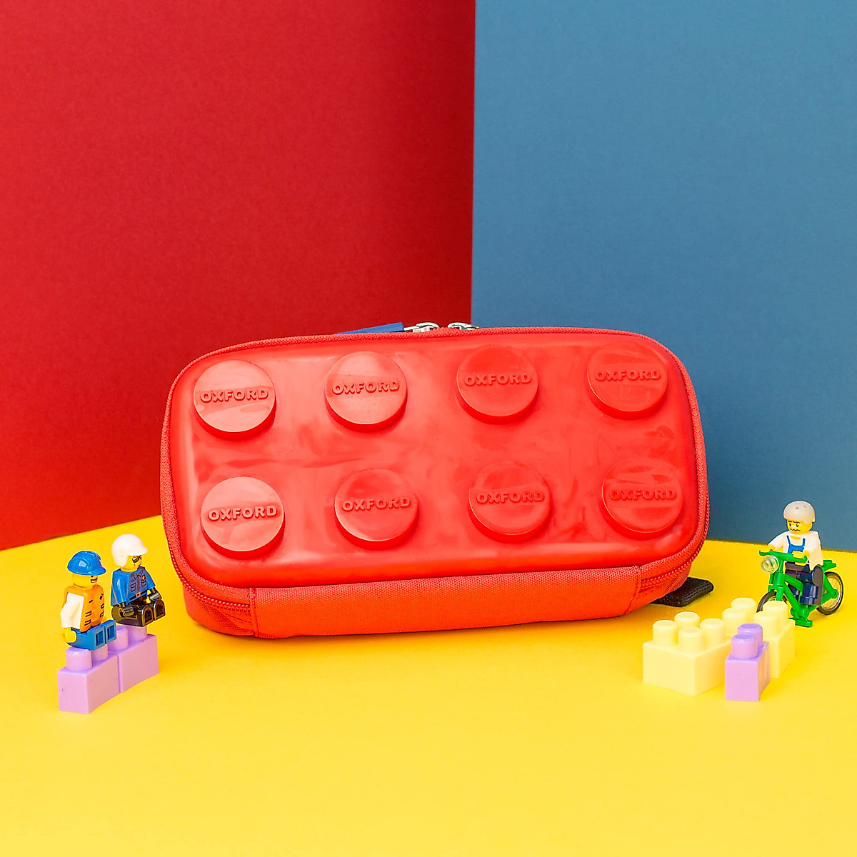 Building Blocks Pieces Waist Pack Fanny Bag Hipsack Cell Phone Toys Holder for Boys Kids Brick Storage Travel Sling Pouch, Officially Licensed