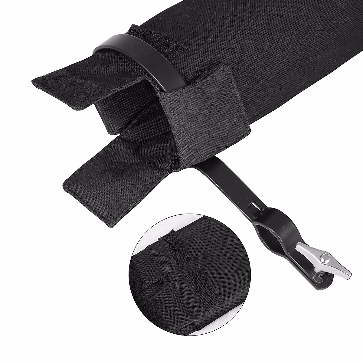 Luvay Snare Stand, Double Braced Lightweight (5lb) - with Stick Holder (Nylon Drumstick Bag)