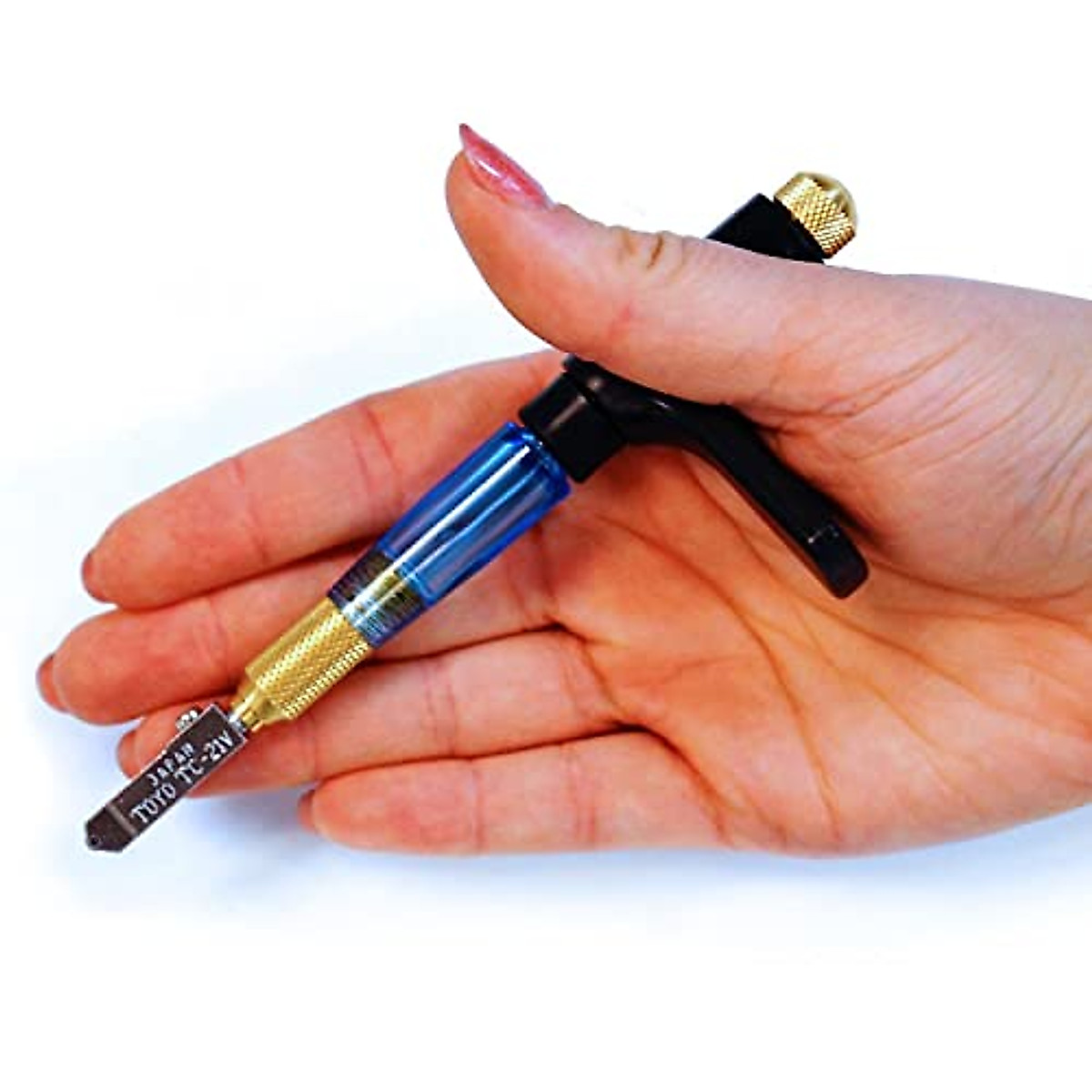 Toyo Custom-Grip Supercutter - Glass Cutter - Assorted Colors (One Pack)