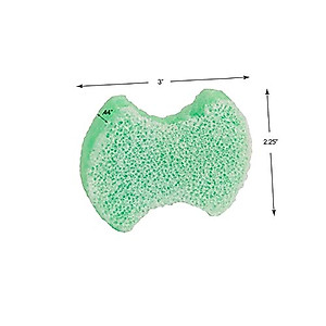 Spongables Pedi Scrub Foot Exfoliating 20+ Wash Sponge, Citron Eucalyptus, 1 Count