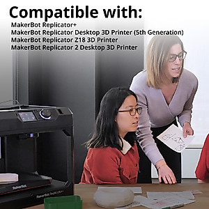 MakerBot PLA 3D Printing Filament Large Spool for Replicator+ and 5th Gen 3D Printers (Cool Gray)