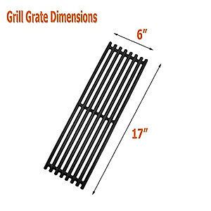 MixRBBQ Grill Grate and Emitter Replacement Parts for Char-Broil Commercial, Signature, or Professional Series TRU-Infrared Gas Grills, 3 Pack