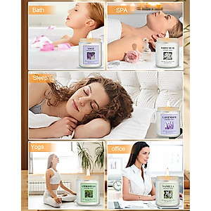 GITRANG 4 Pack Citronella Candle Set, 30 oz 200 Hour Home Aromatherapy Jar Candles, Long Lasting Aromatherapy Candles for Bedrooms Yoga Rooms Lounges Gardens Patios Balconies and Camping