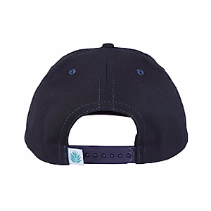 Sendero Provisions Co. Outdoor Adjustable Snapback Rope Hat with Rocky Mountain National Park Woven Patch (Navy/Slate)