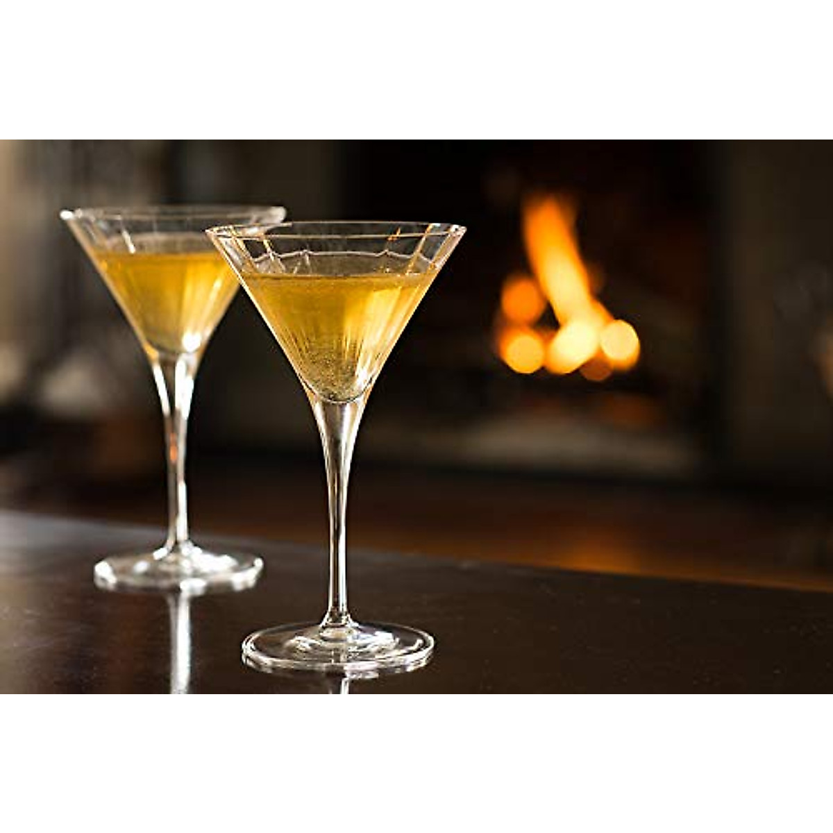 Luigi Bormioli Bach 8.25 oz Martini Glasses, 4 Count (Pack of 1), Clear