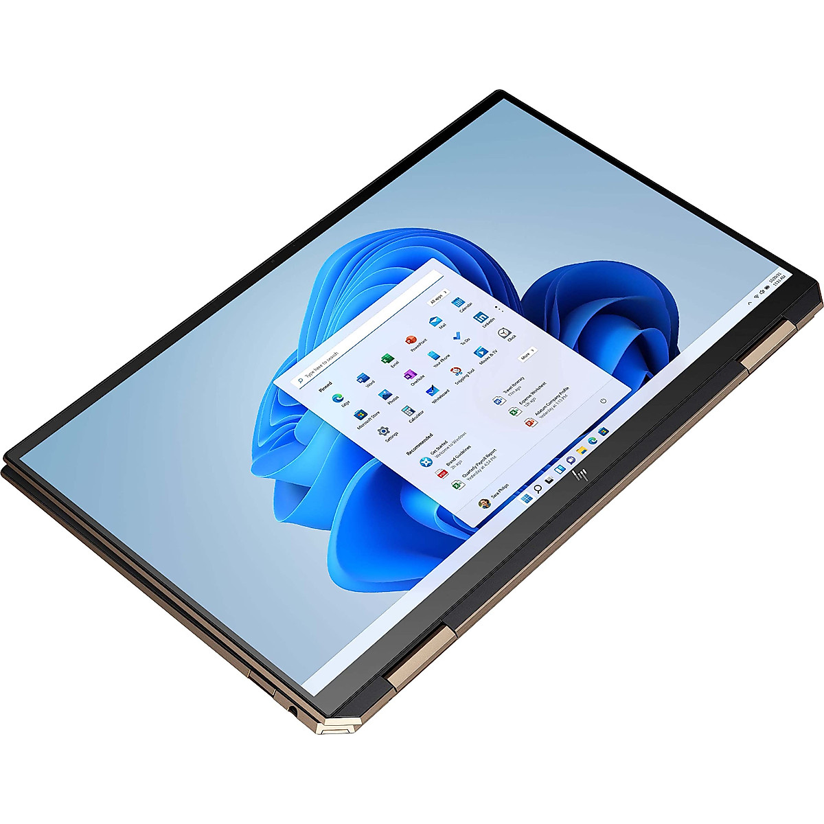 HP Spectre Touch x360 13 in Ash-Gold Convertible Laptop 11th Gen Intel i5 up to 4.2GHz 8GB DDR4 256GB SSD 13.3in FHD Backlit Keyboard Win 11 (13-AW200-Renewed)