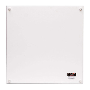 Convection Panel Heater - 400W Amaze Solo Energy Efficient Space Heater for Bedroom, Bathroom & Garage - 24″x24″ Paintable & Silent Electric Heater w/Wall Mount Kit, Up to 150 sq ft - Amaze Heaters