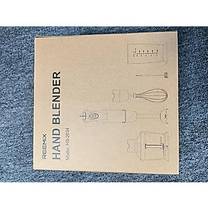 5-in-1 Hand Immersion Blender, 1000W Handheld Blender, Copper Motor Stainless Steel Blade Stick Blender, Mixing Beaker, Food Processor, Whisk, Milk Frother, for Smoothies Puree Baby Food (Black)