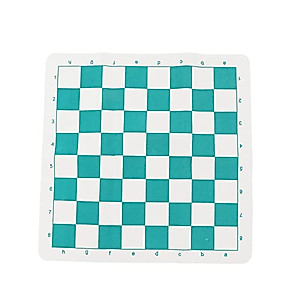 DAUERHAFT Roll Up Chess Board Set, Increase Feelings Rollable Travel Chess Set Entertainment Game Light for Family Gatherings for Picnic(Wang Gao 65MM)