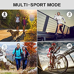 Cosbary Smart Watch for Women Men with Heart Rate Monitor Blood Pressure Blood Oxygen Monitor Sleep Tracker Fitness Watch Compatible with iPhone Android Phones (Pink)