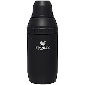 Stanley Adventure Happy Hour Cocktail Shaker Set 20oz + Two 7oz Cups Matte Black