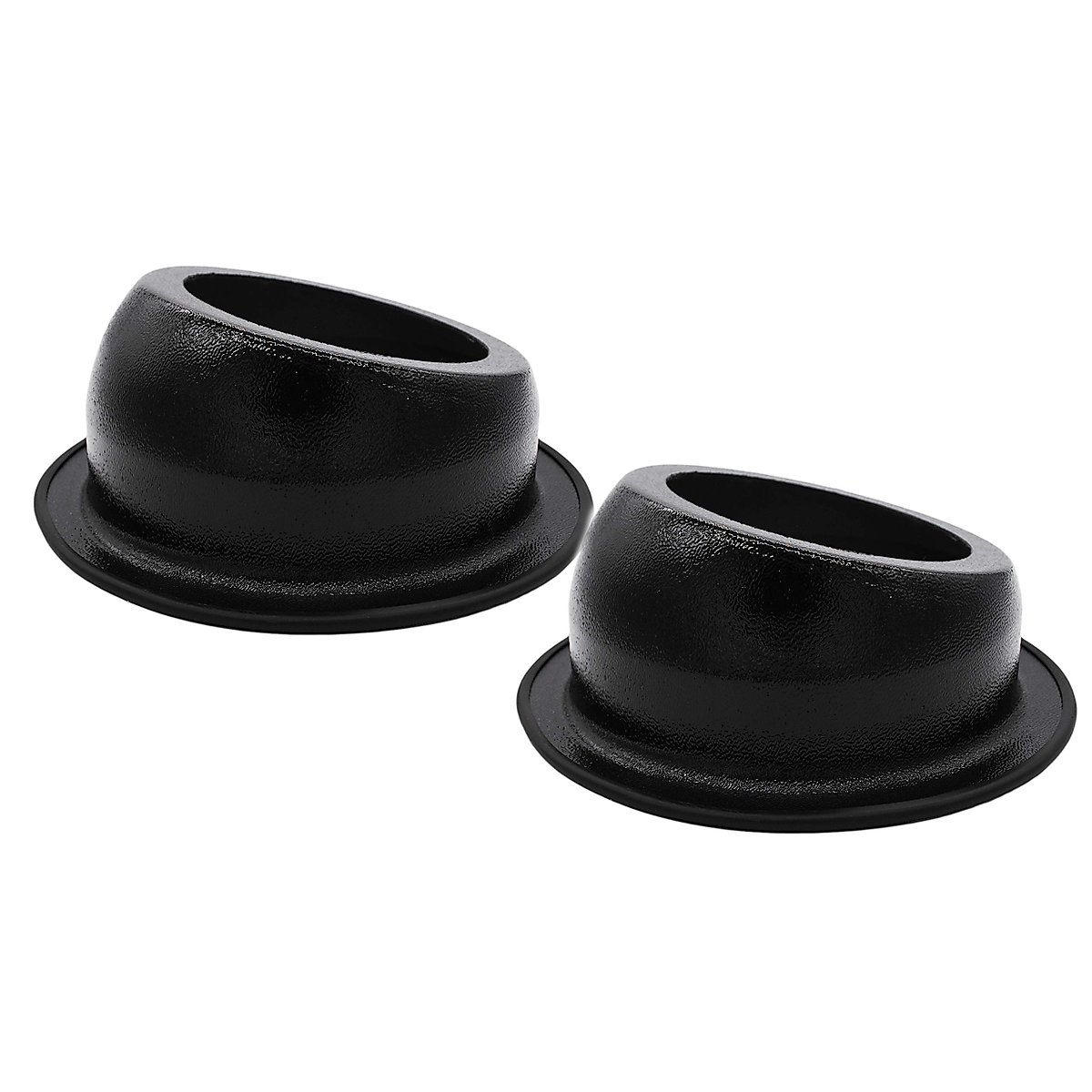 Custom Install Parts Pair of 6.5" Install Universal Angled Speaker Enclosures Boxes Pods Surface Mount