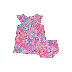 Lilly Pulitzer Baby Girl's Cecily Dress (Infant) Pink Isle 12-18 Months