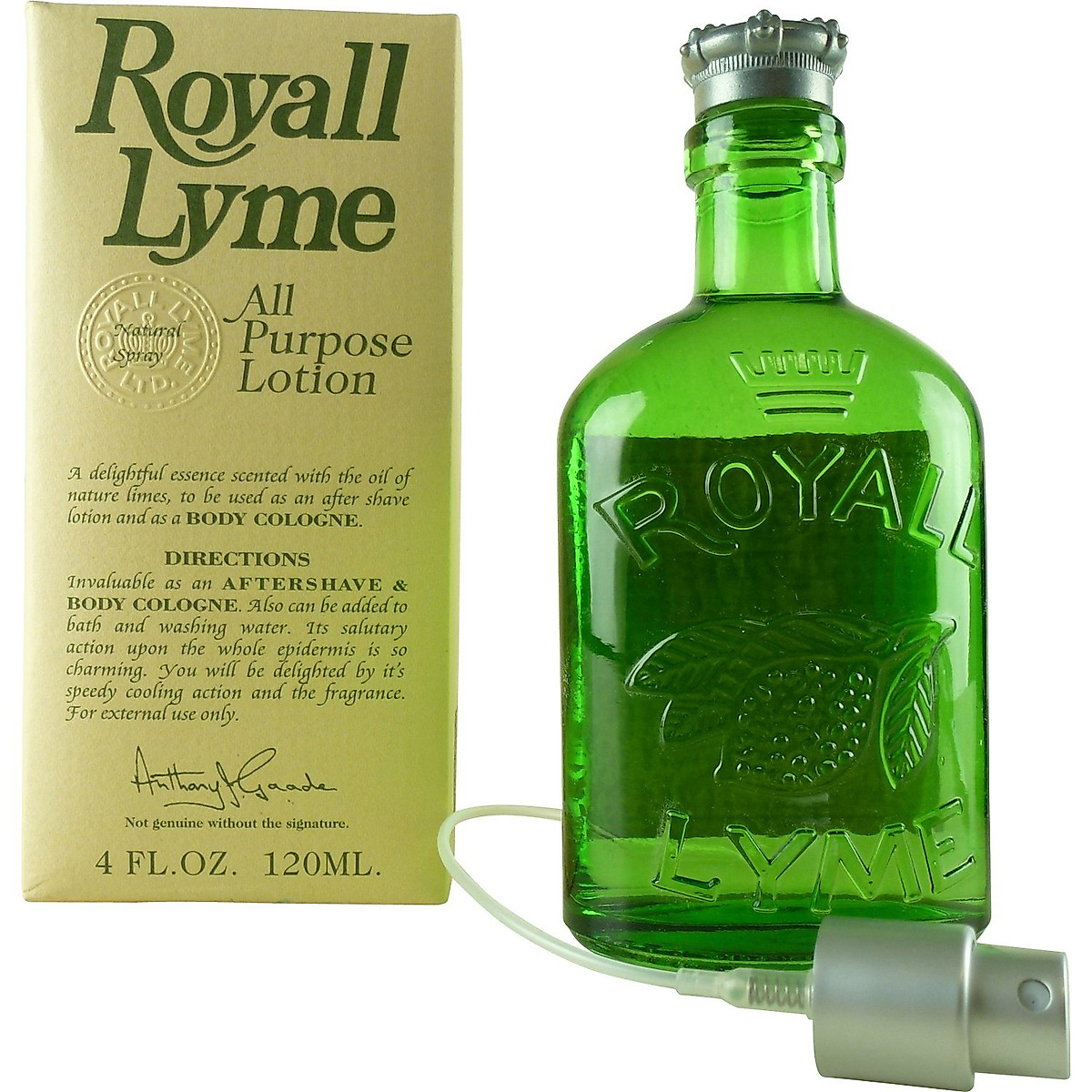 Royall Lyme By Royall Fragrances 4 oz All Purpose Lotion / Cologne for Men