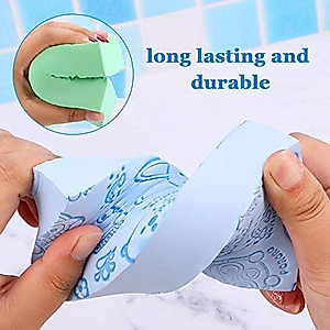 3pcs Ultra Soft Exfoliating Sponge,Bath Sponge for Kids and Adult Shower,Dead PVA Skin Sponge Remover for Bathroom Body Cleansing Supplies