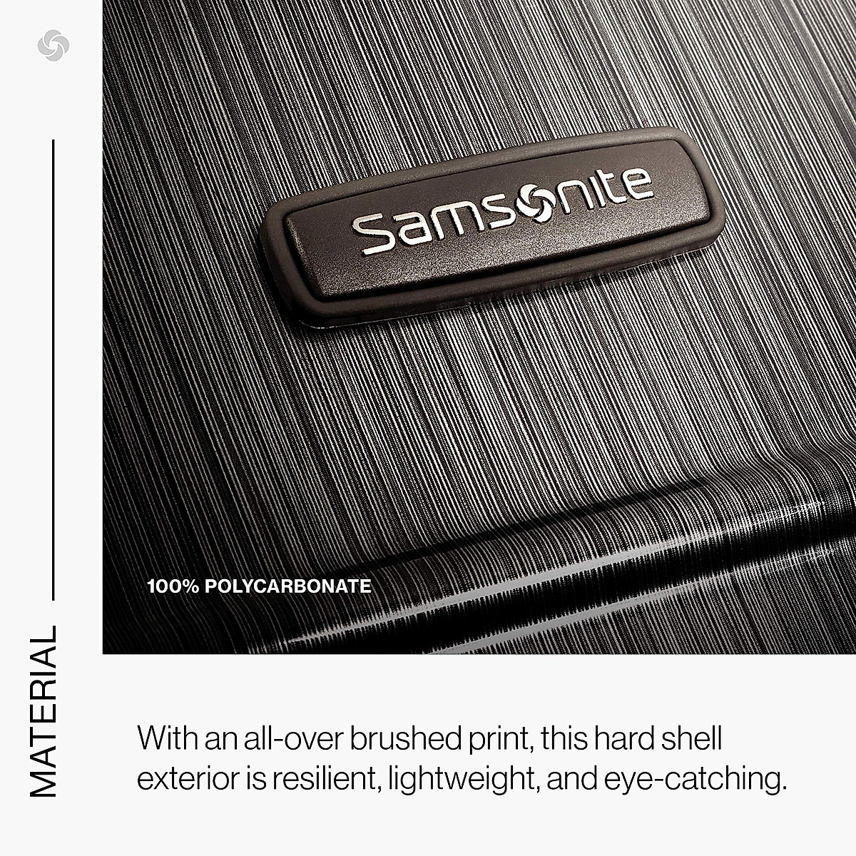 Samsonite Winfield 2 Hardside Expandable Luggage with Spinner Wheels, Checked-Large 28-Inch, Charcoal