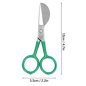 Carpet Cutter, Easy To Grip Ergonomic Handle Stainless Steel Duckbill Shaped Tufting Carpet Scissors for Decal Work for Rug Making