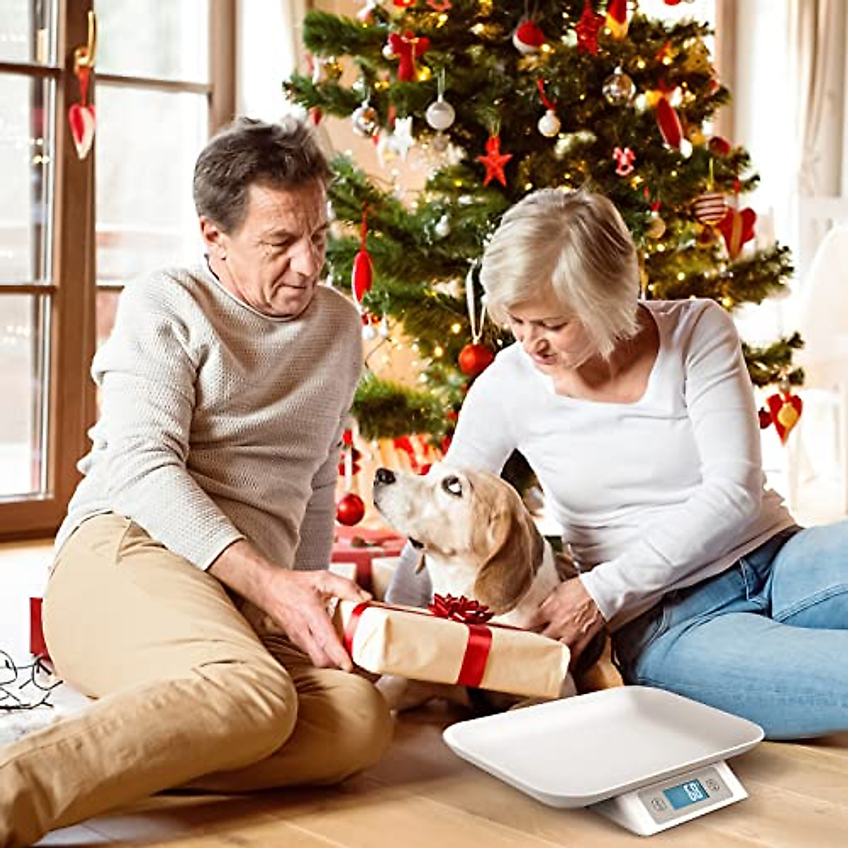 Digital Baby Scale for Pets, Accuracy 1g/0.035oz, Measuring Range 0.1oz-33lbs,Unit g/kg/lb/oz/tl/ml, Suitable for Kitten Puppy Rabbit Tortoise Snake Etc