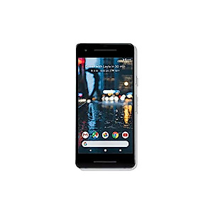 Pixel 2 Phone (2017) by Google, G011A 64GB 5in inch Factory Unlocked Android 4G/LTE Smartphone (Clearly White) - International Version (Renewed)