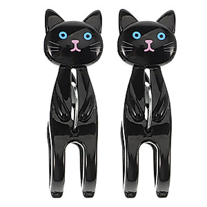 Cat Clothespins - Clothes Clips | Cat Shape Pins Clothes Towel Clips | Creative Pegs Clamps for Laundry Bathroom | Non Slip Cat Laundry Hangers | Beach Towel Clips for Beach Chairs