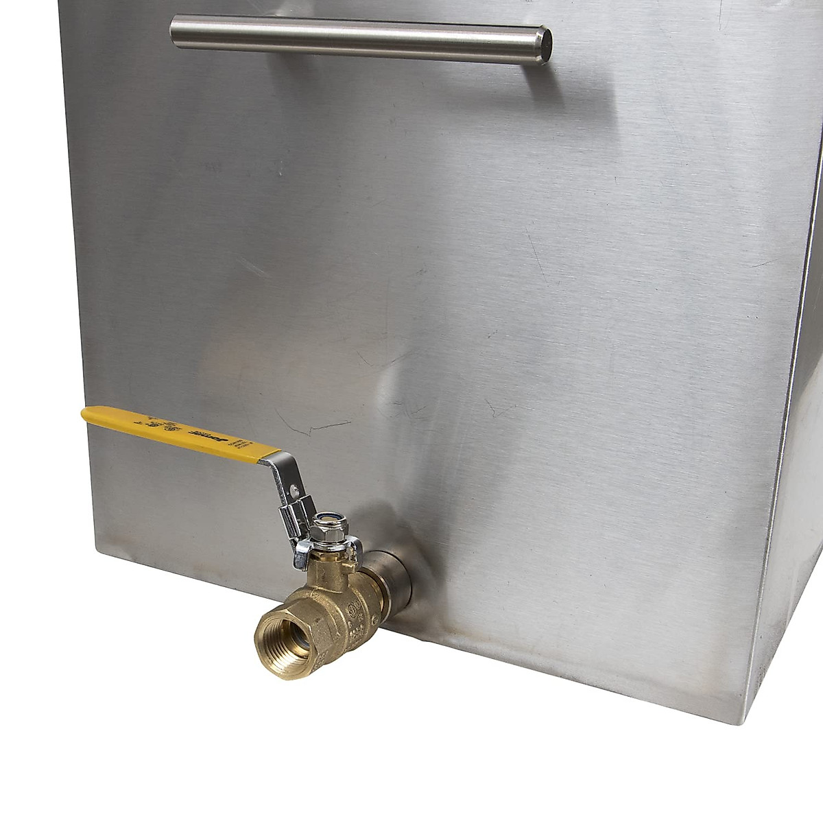 15 quart Jar Stove Top Water Bath Canner - Updated Style - Large Pot/With Drain Valve - Not Polished