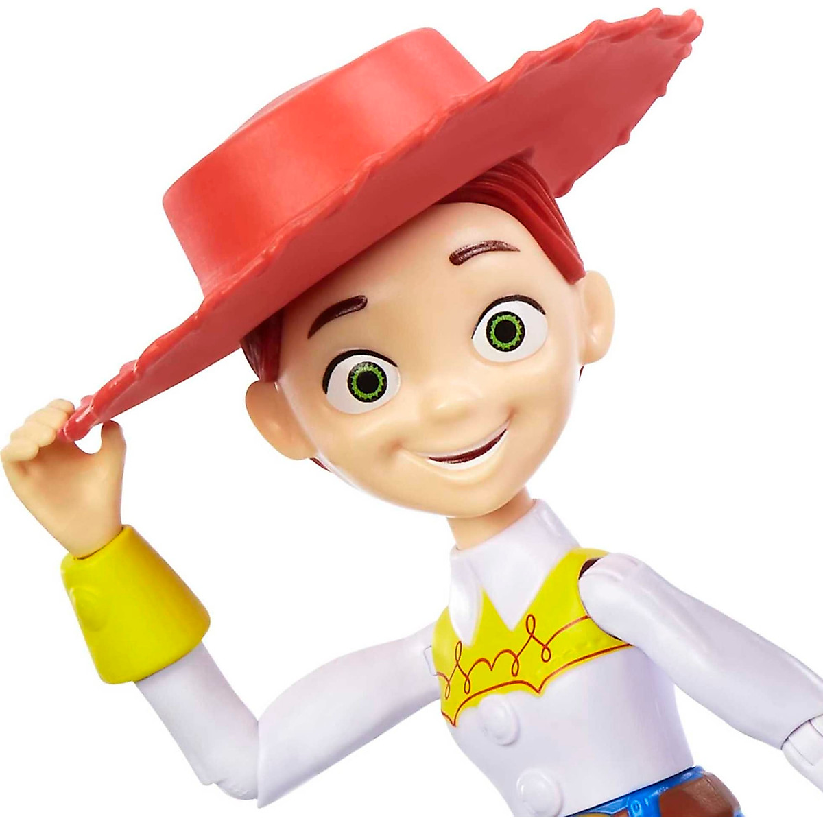 Mattel Disney and Pixar Toy Story Action Figure, Jessie Collectible Toy in Signature Gowgirl Look, 8.9-inch with Movable Joints
