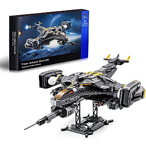 YBLOCK Space Wars Building UCS Set - Titan Attack Aircraft QJ5002 Building Toy. Boys and Girls Ages 6+, The Best Gift for SpaceWar of Star Series Enthusiasts (901 Pieces)