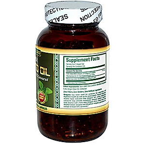 Wild Oregano Oil Capsules - 120 Liquid Veggie Softgels - Pure Standardized Wild Oregano Leaf Extract offers 70% Carvacrol (32 mg) for Immune System Health - Non GMO, Vegan, Gluten Free