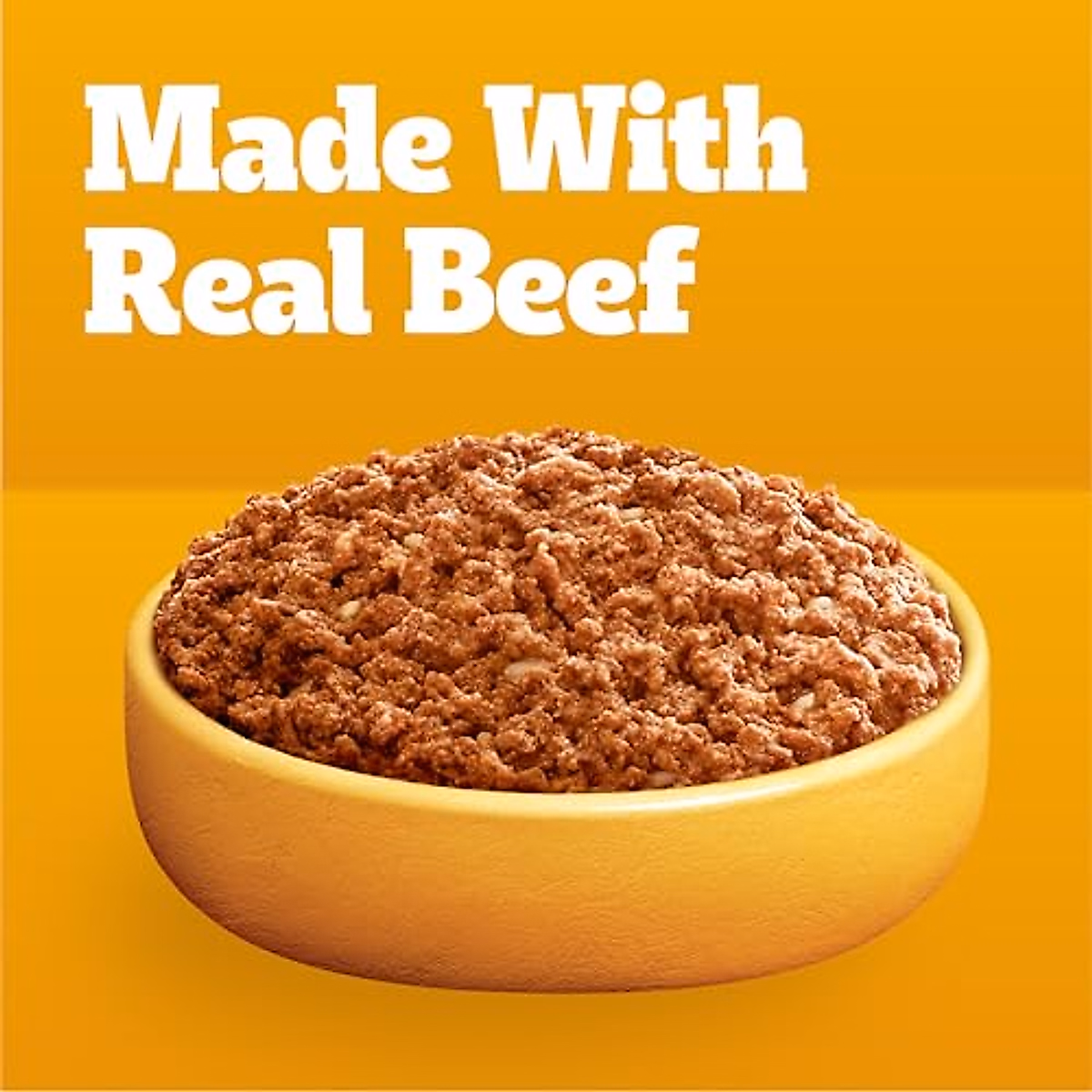 PEDIGREE CHOPPED GROUND DINNER Adult Soft Wet Dog Food, Beef, Bacon & Cheese Flavors, 3.5 oz Pouches, 16 Pack