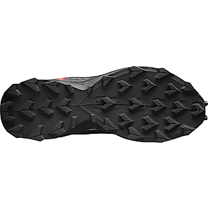 Salomon Men's ALPHACROSS Trail Running Shoes, Black/White/Monument, 12.5