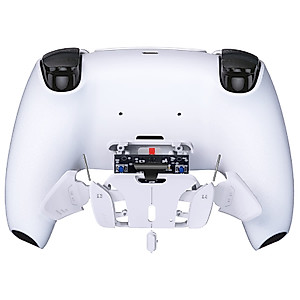 Turn RISE to RISE4 Kit – Redesigned Solid White K1 K2 K3 K4 Back Buttons Housing & Remap PCB Board for PS5 Controller eXtremeRate RISE & RISE4 Remap kit - Controller & Other Accessories NOT Included