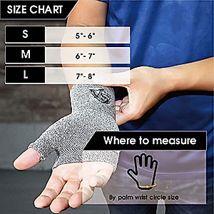 Vital Salveo-Compression Recovery Wrist and Thumb Support, For Arthritis, Joint Pain, Tendonitis, Fatigue, Carpal Tunnel Syndrome, Sprains, Hand Instability, and Wrist Pain(1PC)-Medium