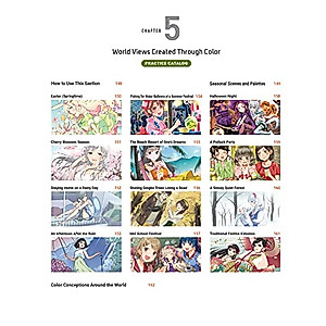 Anime & Manga Digital Coloring Guide: Choose the Colors That Bring Your Drawings to Life! (With Over 1000 Color Combinations)