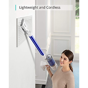 eufy by Anker, HomeVac S11 Go, Cordless Stick Vacuum Cleaner, Lightweight, Cordless, 120AW Suction Power, Detachable Battery, Cleans Carpet to Hard Floor