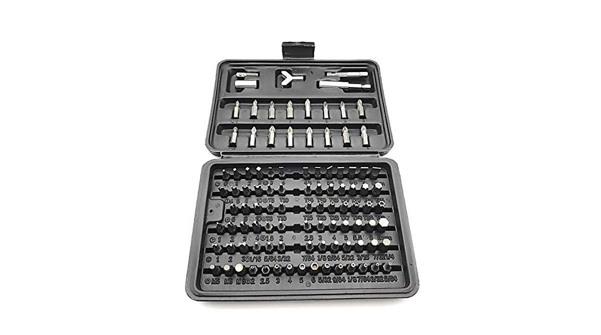 HTTMT 100-Piece Tamper Proof Bit Set - Perfect for DIY