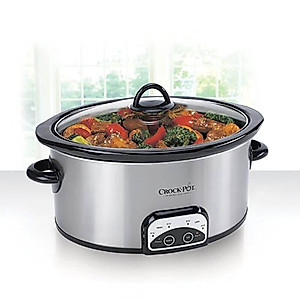 Crock-Pot SCCPVR700SA 7-Quart Smart-Pot Slow Cooker - Brushed Stainless Steel