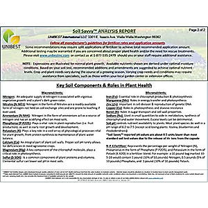 Soil Savvy - Soil Test Kit | Understand What Your Lawn or Garden Soil Needs, Not Sure What Fertilizer to Apply | Analysis Provides Complete Nutrient Analysis & Fertilizer Recommendation On Report